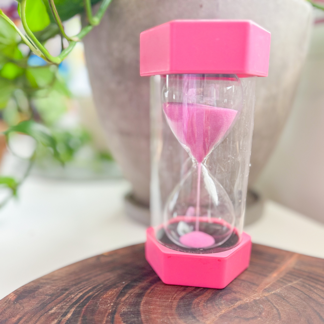 Coloured Sand Timers | Kids Hourglass Timer | Plastic Sand Timer – The Sensory Sloth