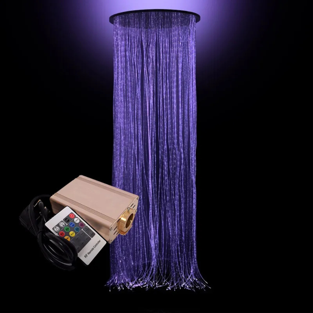 Fibre Optic Curtain Ring 70cm - Sensory Light Canopy for Calm Rooms ...