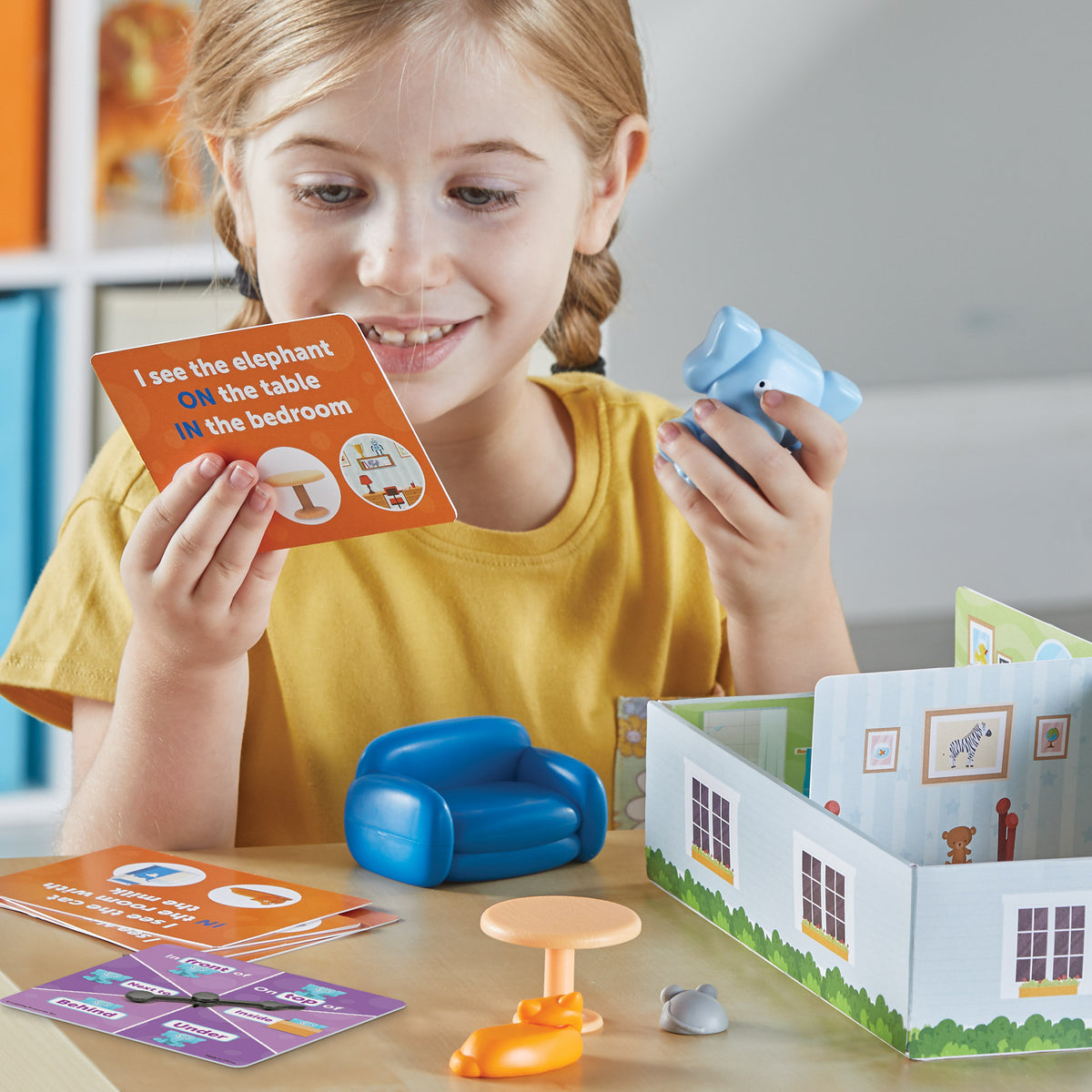 Elephant in the Room™ Positional Words Activity Set – The Sensory Sloth