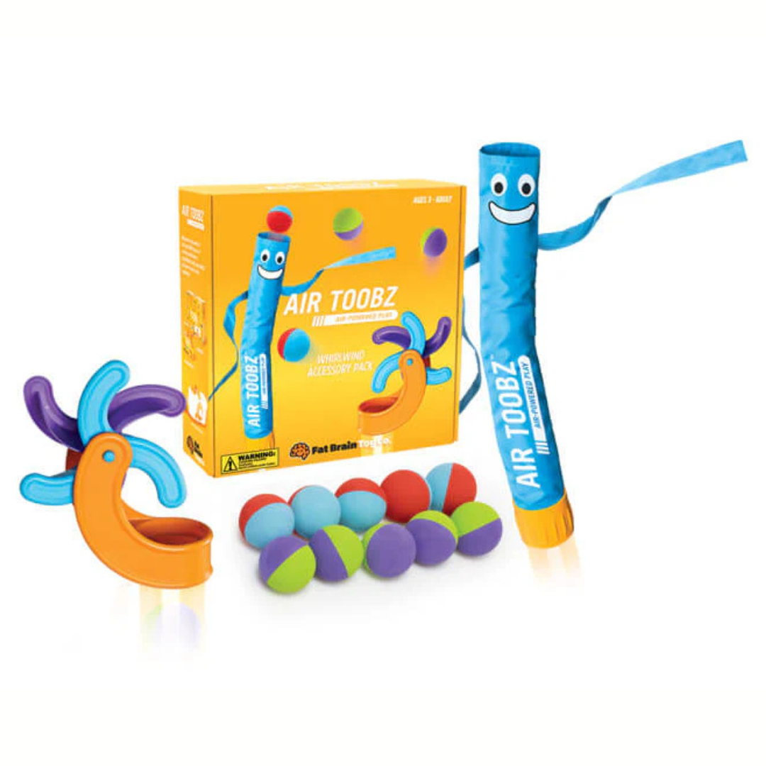 Fat Brain Toys Air Toobz Accessary Kit | Air-powered STEM | Sensory ...