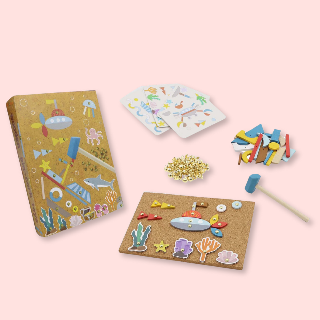 Sensory Ocean Tap a Shape Game | Wooden Puzzles for Kids – The Sensory ...