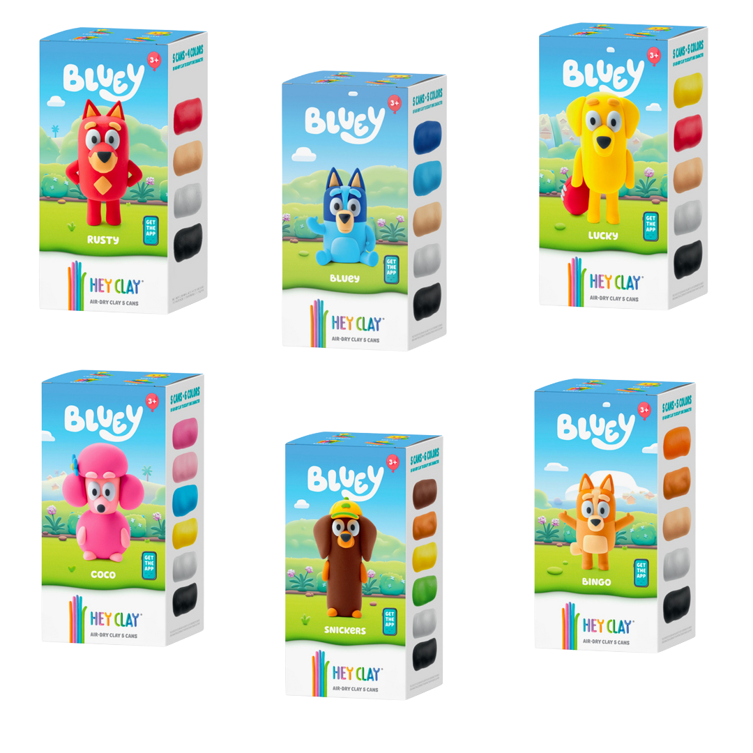 Hey Clay | Air Dry Clay Bluey & Friends | Sensory Toys Australia – The ...