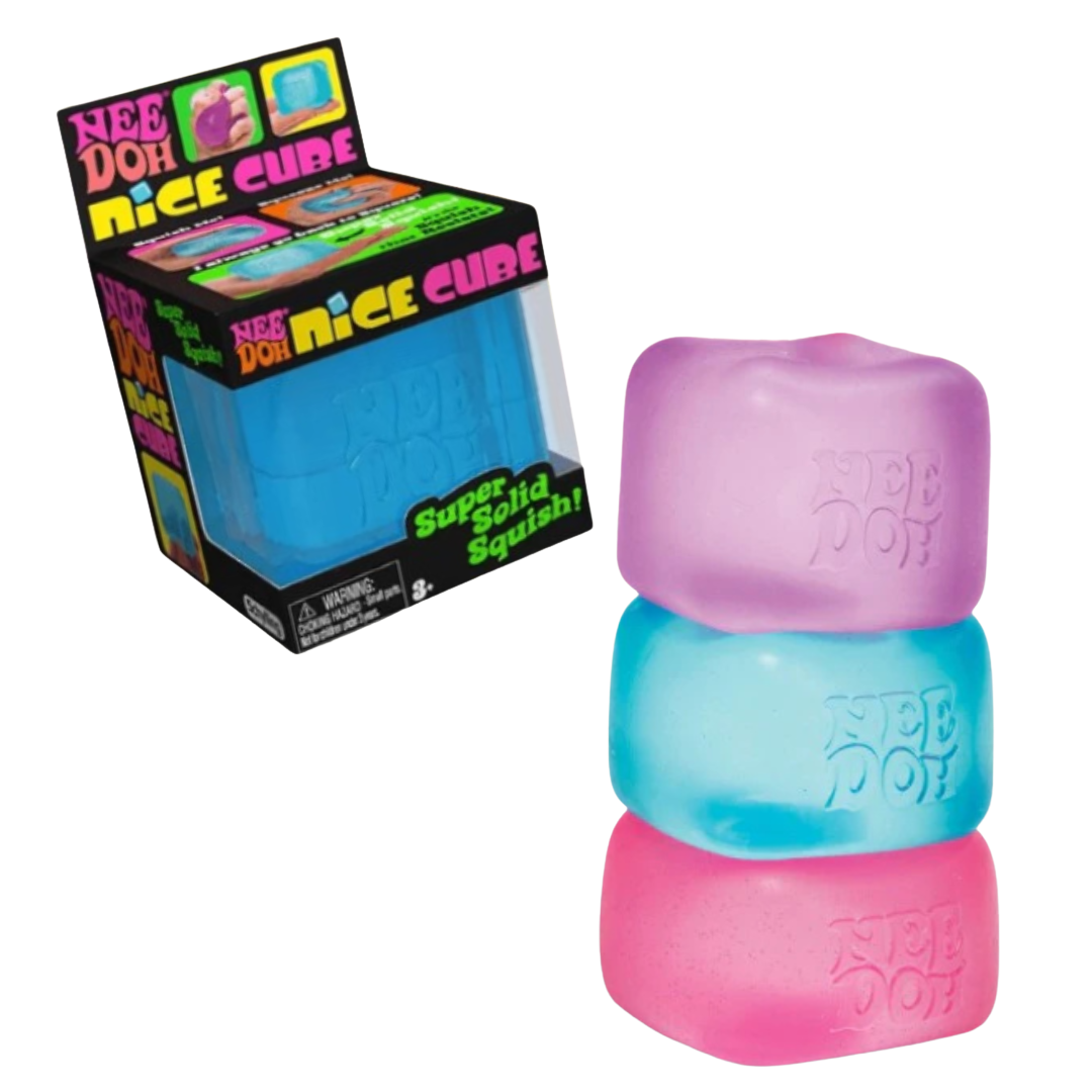 NeeDoh NICE Cube | Sensory Jelly Fidget Toy |Super Squeeze Stress Ball ...