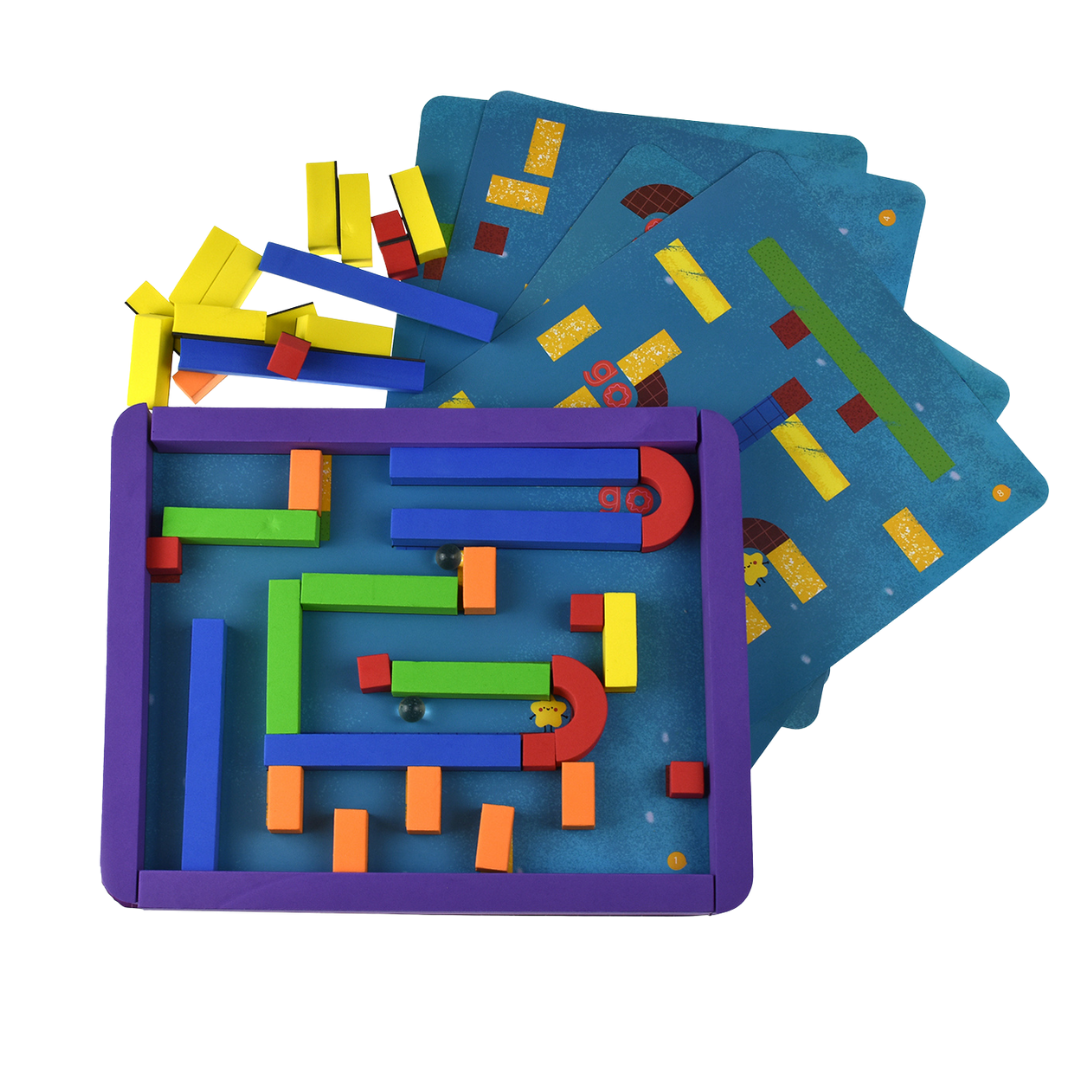 STEM Magnetic Maze Building Kit | Puzzle Toys for Kids | Fine Motor ...