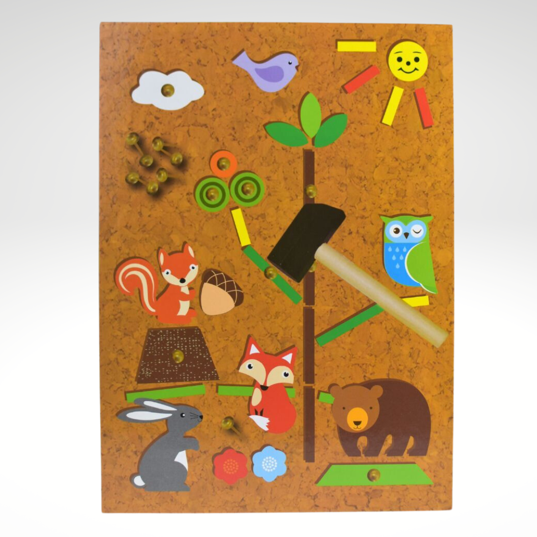 Sensory Forest Tap a Shape Game | Wooden Puzzles for Kids – The Sensory ...