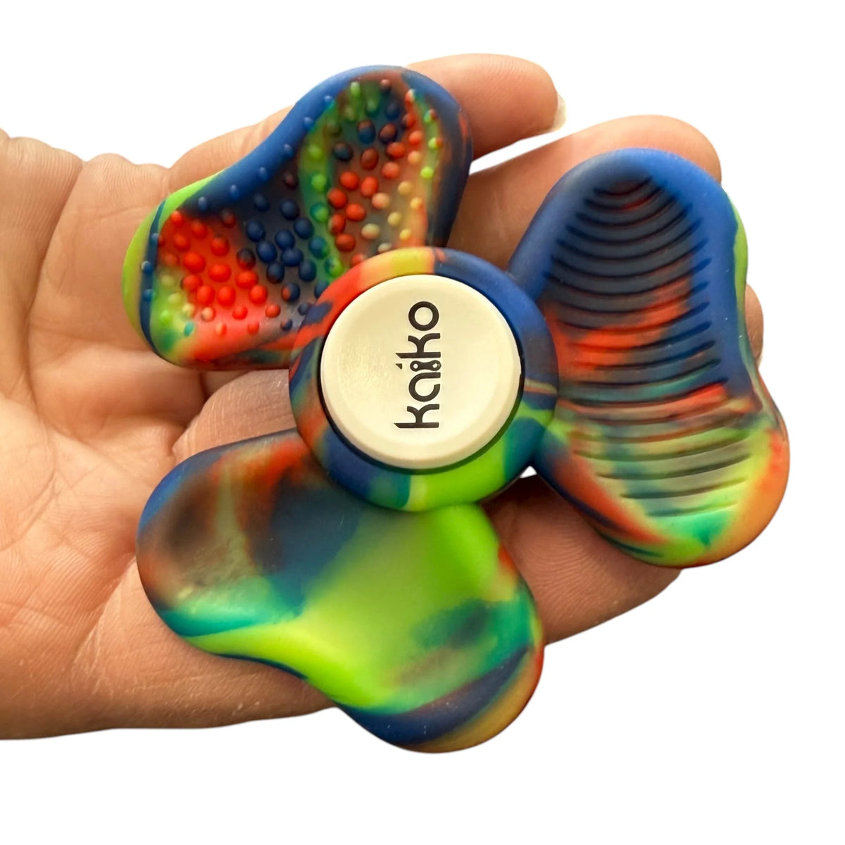 Multisensory Fidget Spinner | 6 Textured Silicone Blades – The Sensory ...
