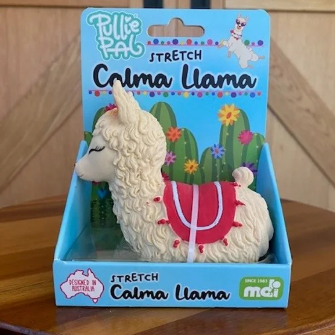 Pullie Pal Stretch Calma Llama Fidget Toy | Fidget Toy Shop Australia ...