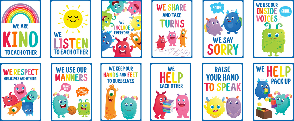 Positive Rules Posters | For School & Home (Set of 12) – The Sensory Sloth