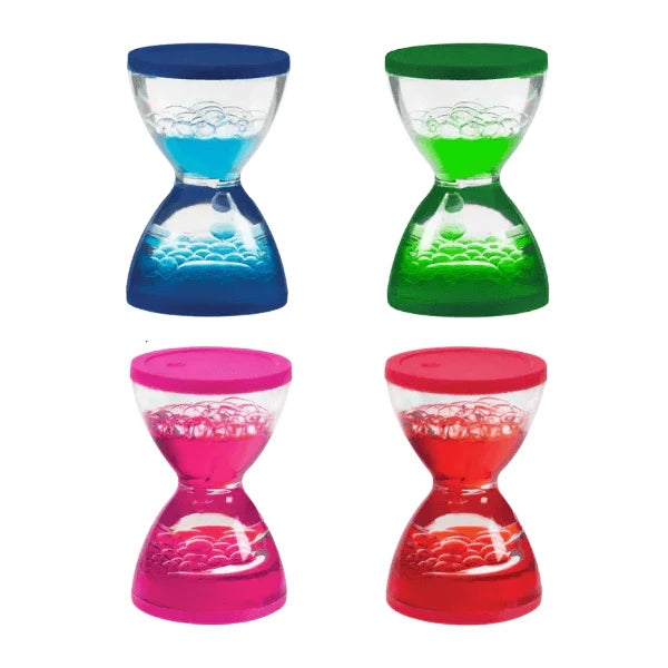 Mini Hourglass Sensory Liquid Drip Timer |Sensory Toy store Australia ...