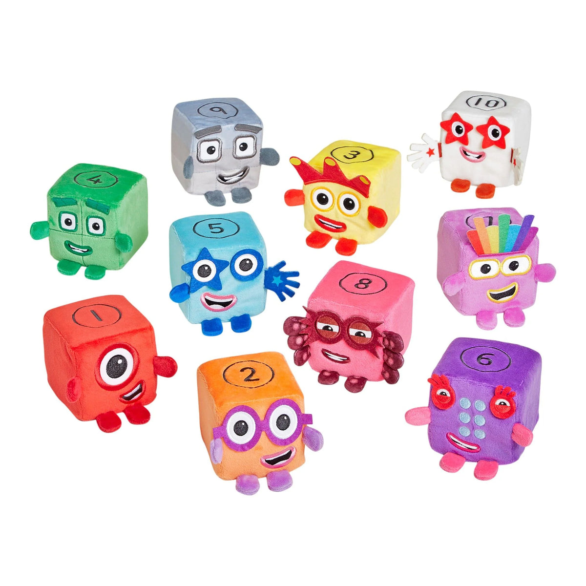 Numberblocks Mini Blocklets 1-10 | Soft & Squishy Maths Plush Toys ...