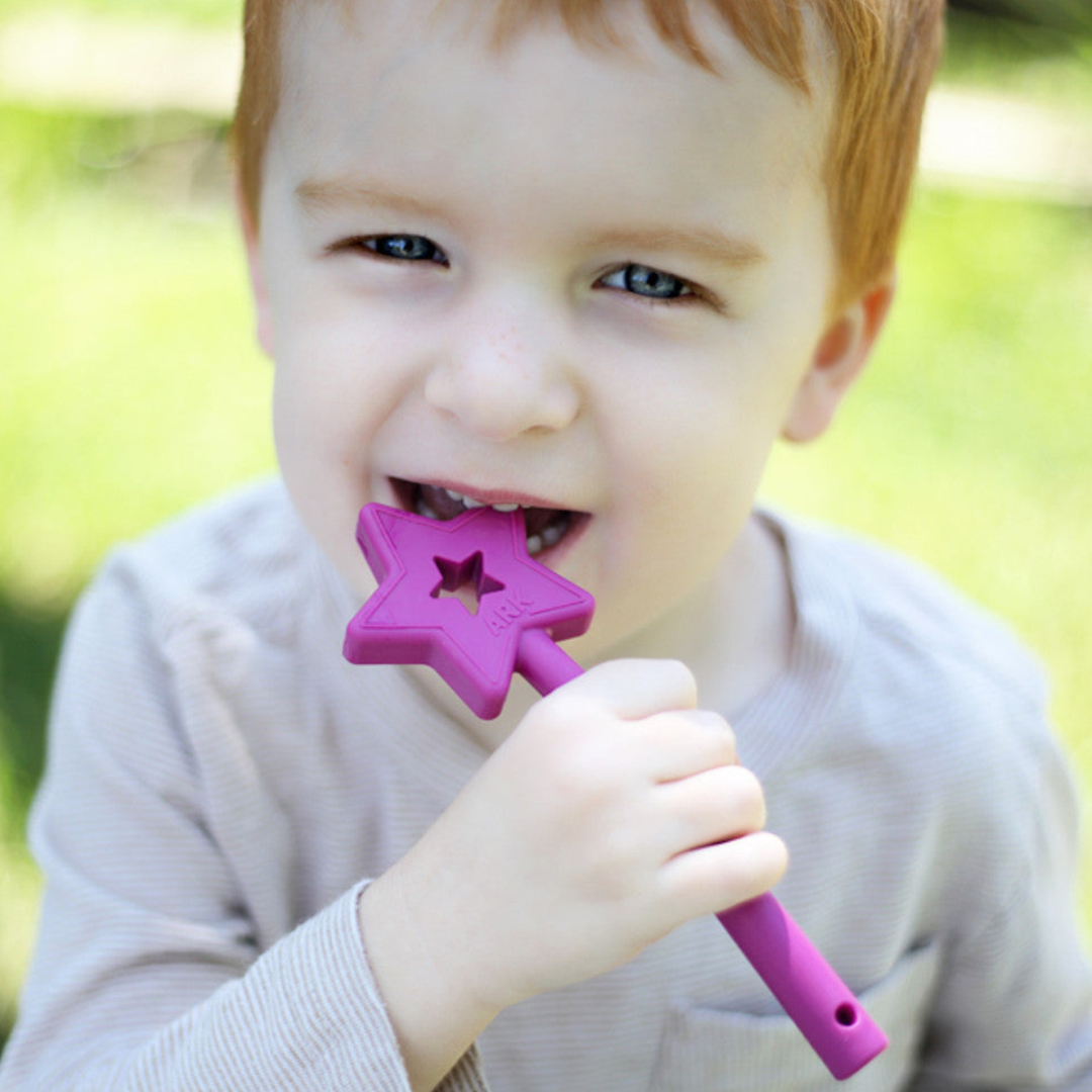 Hand Held Chew Tool- ARK's Fairy Princess Star Wand Chewy – The Sensory ...