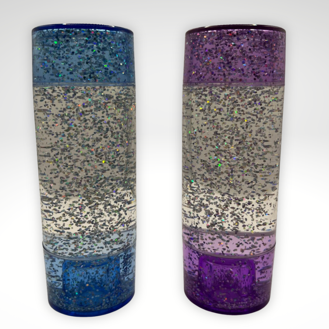 Silver Glitter Sensory Liquid Drip Timer | Sensory Toy Shop Australia ...